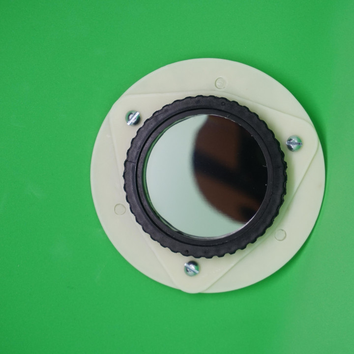 3D Printable 58mm solar filter for DSLR by Siarhei