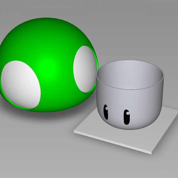 3D Printable tod super mario by antog