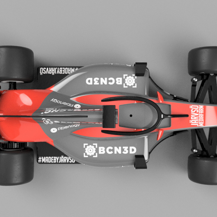 3D Printable OpenRC F1 2019 Updates by Daniel Norée