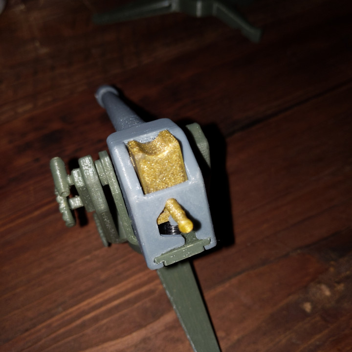 3D Printable Artillery (sliding breech block) by Quinn Mason