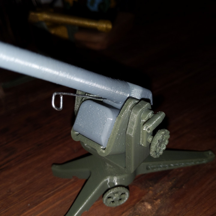 3D Printable Artillery (sliding breech block) by Quinn Mason