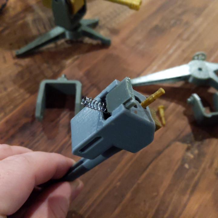 3D Printable Artillery (sliding breech block) by Quinn Mason