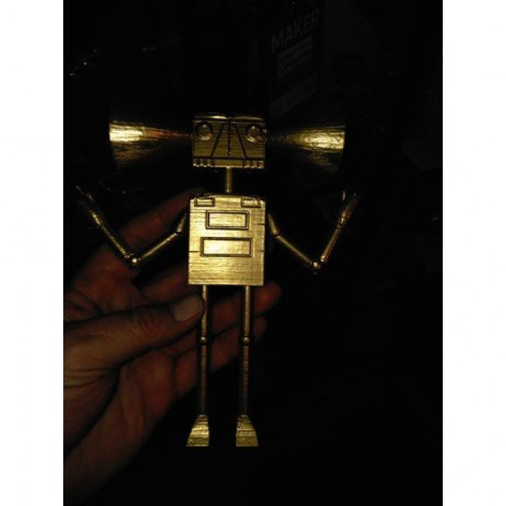3D Printable Heavy Metal Lucky Robot by SHOLM JARBOE