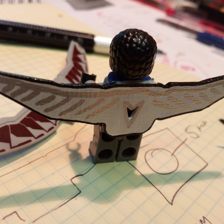 3D Printable Lego Wings by shinetech.ru