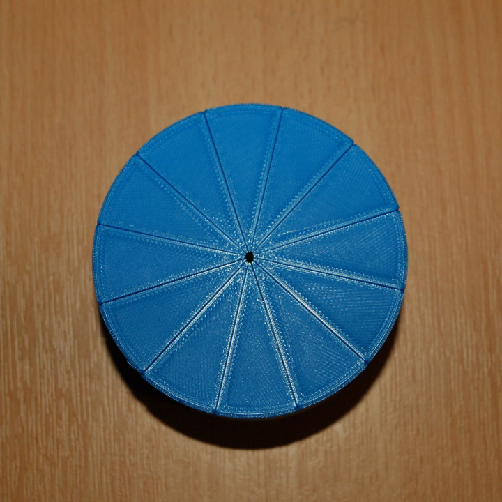 3D Printable 12 Leaf Aperture Iris Box by Brien Allison