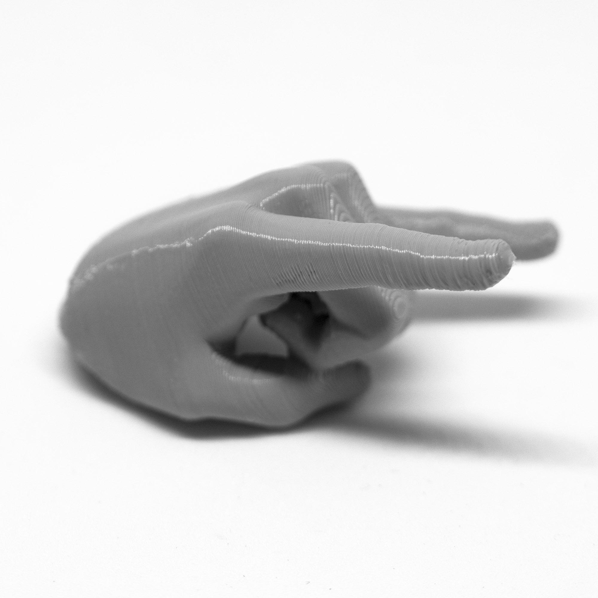 3D Printable DEVIL HORN HAND GESTURE -UPDATE by vancleefus