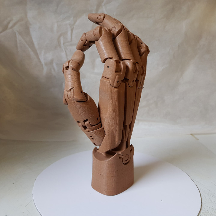 3D Printable Articulated hand - by BA jp