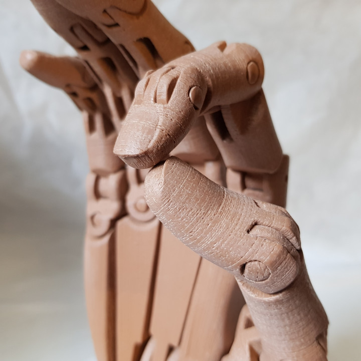3D Printable Articulated hand - by BA jp