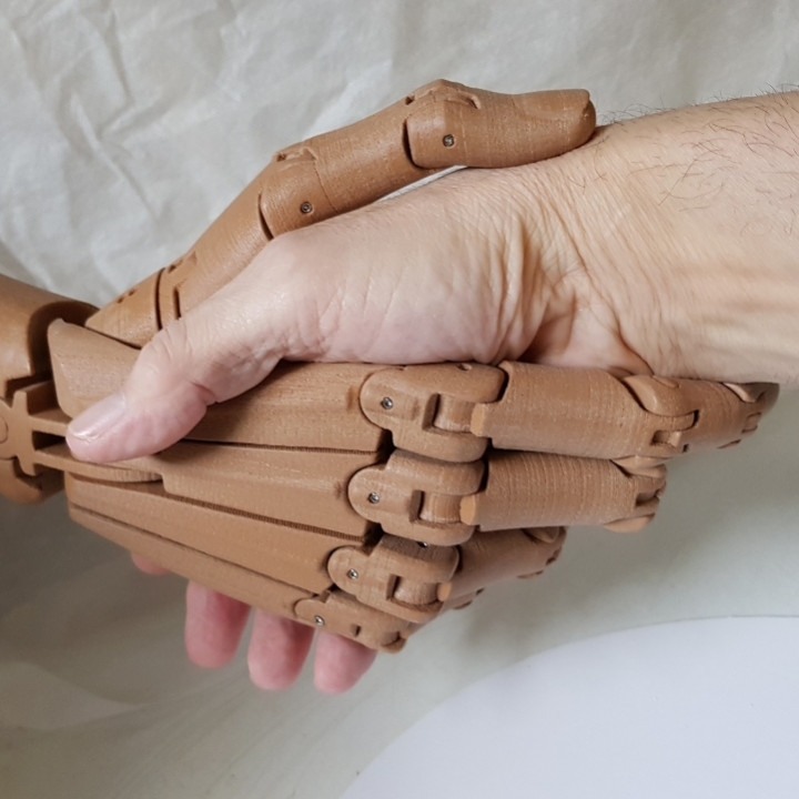 3D Printable Articulated hand - by BA jp