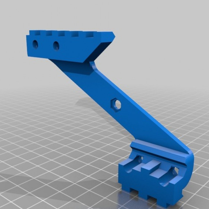 3D Printable handgun mount by Ve Steven