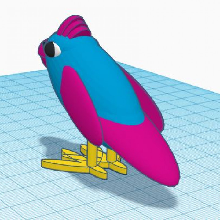 3D Printable Birdi Tinker Cad by Charles Rudd
