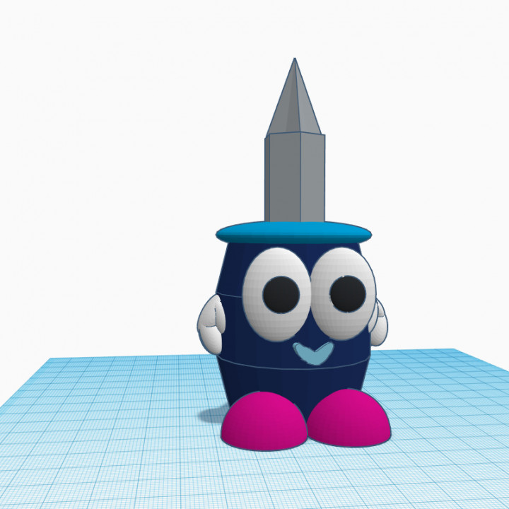 3D Printable Phillip the Screwdriver by Scott Dewar