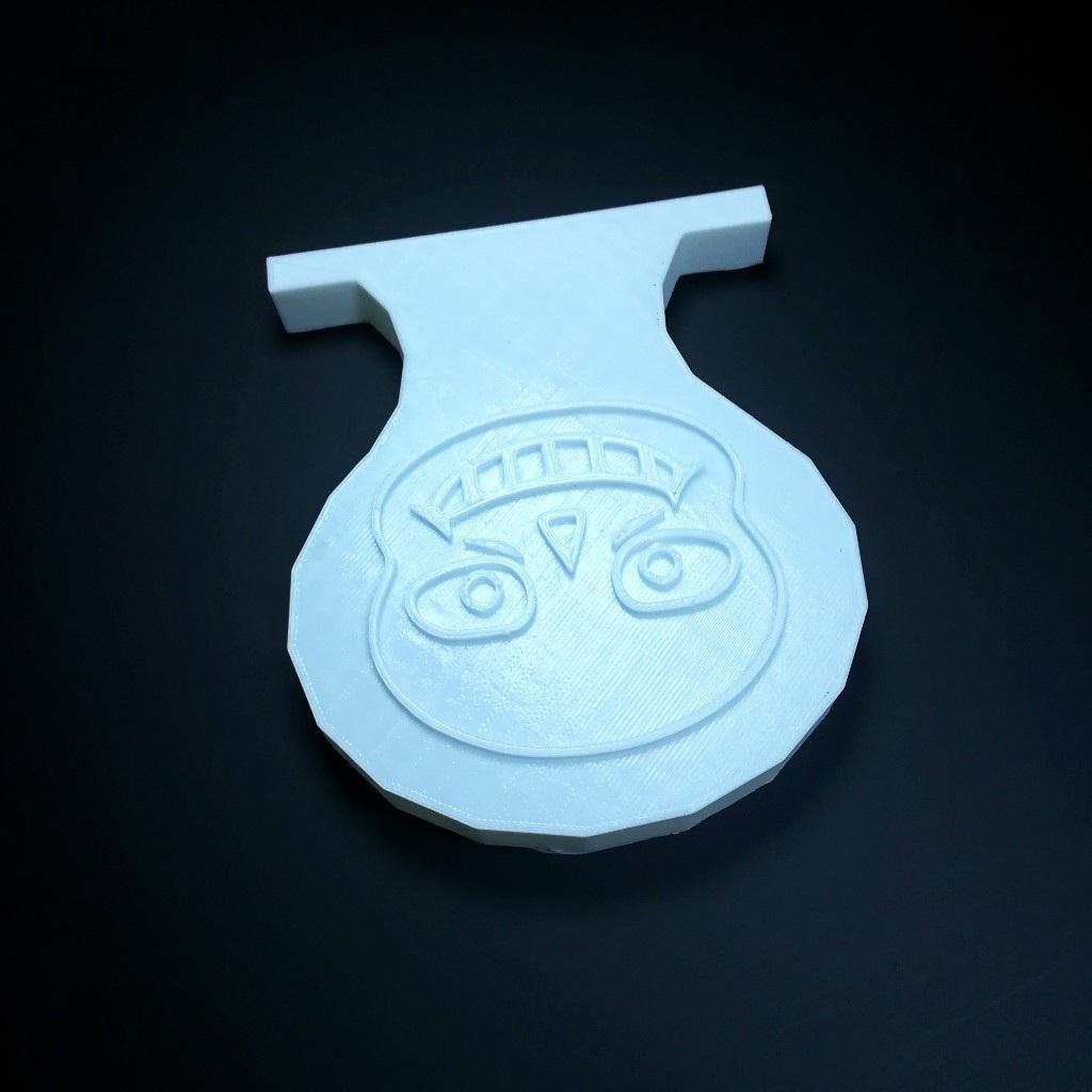 3D Printable Sans Headphone stand by owen rintz