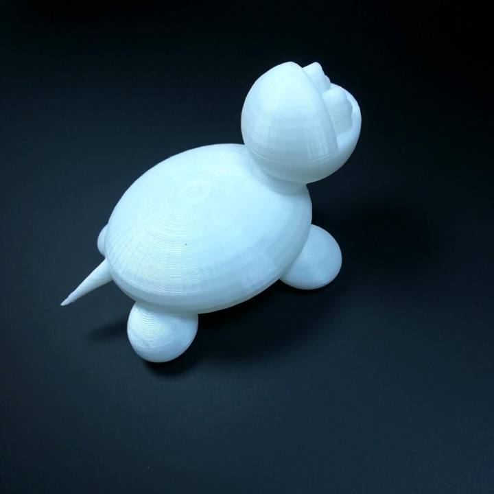 3D Printable Cute Turtle by Henrik Holtsberher