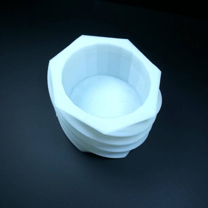 3D Printable Flower Pot by Amanda