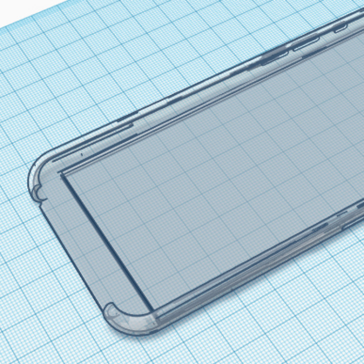 3D Printable Clear Iphone 8 Case by Ethan Baum