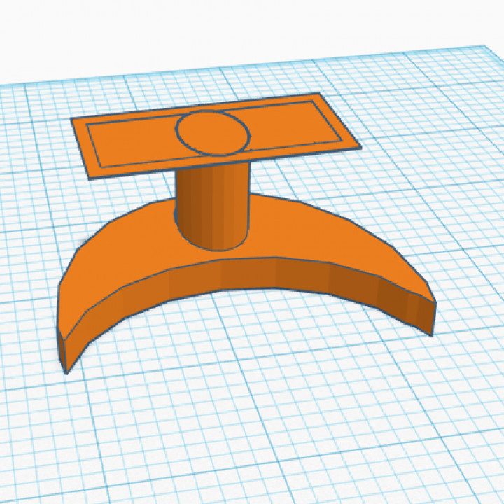 3D Printable headset stand by Matthew McFarland