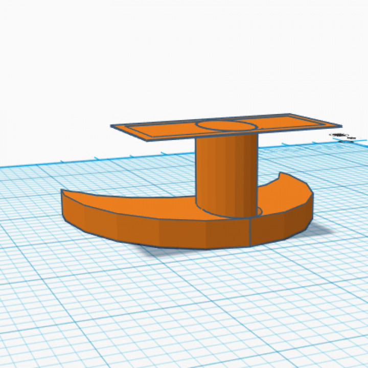 3D Printable headset stand by Matthew McFarland