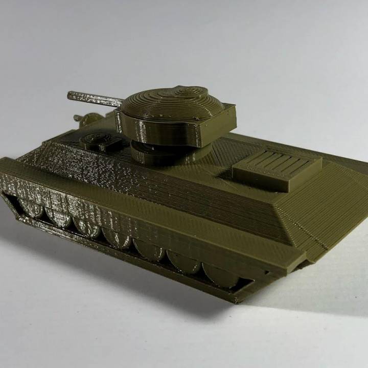 3D Printable Tank model by AJ Strickler