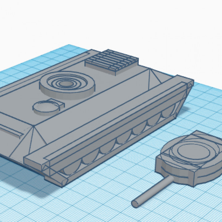 3D Printable Tank model by AJ Strickler