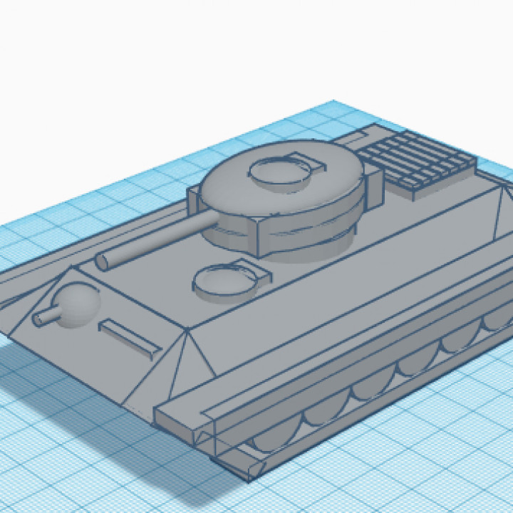 3D Printable Tank model by AJ Strickler
