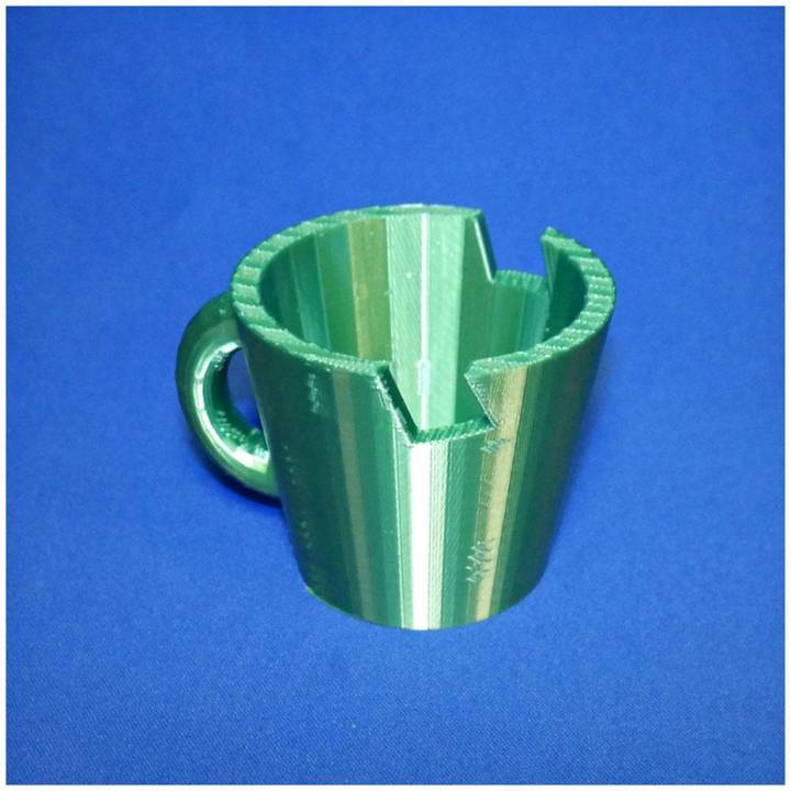 3D Printable iPhone Cup Stand by Arnold
