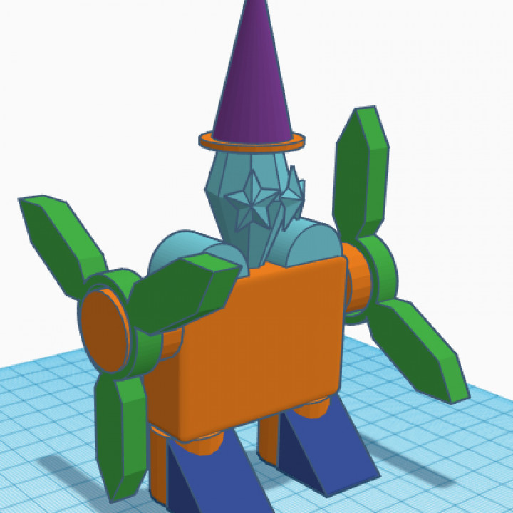 3D Printable Fidget Spinner Death Wizard by Josh Nabasny