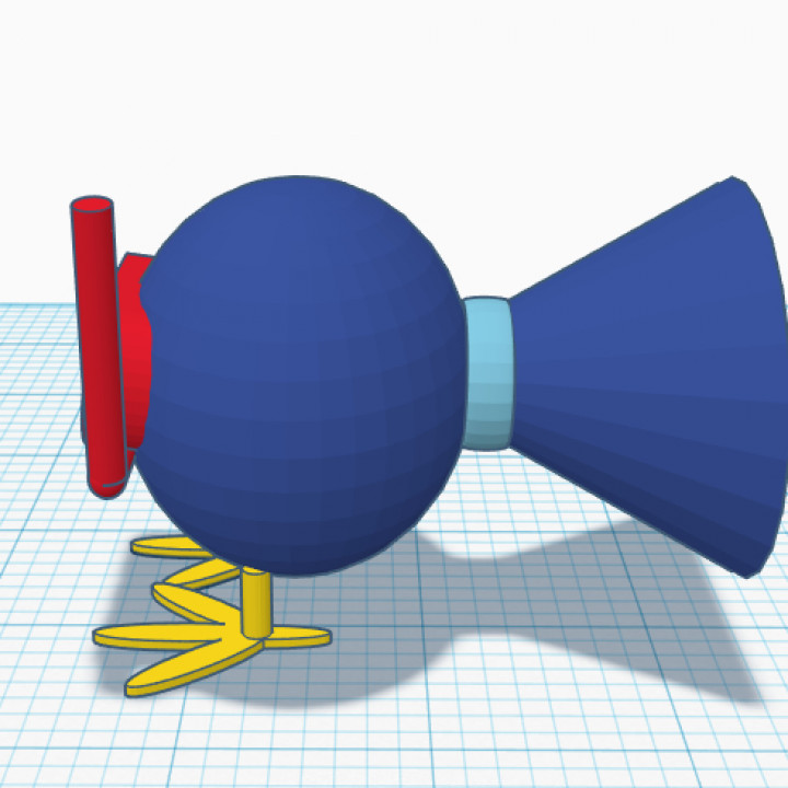 3D Printable Benjamin The Fish Character by annika aufgebauer