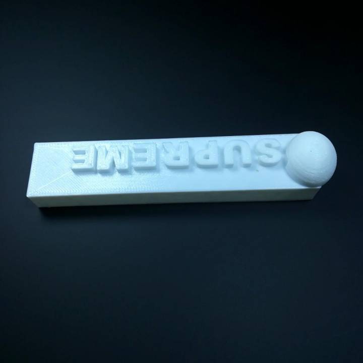 3D Printable Supreme Brick by christopher Patel