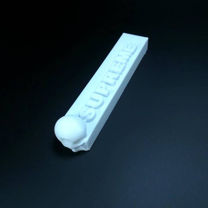 3D Printable Supreme Brick by christopher Patel