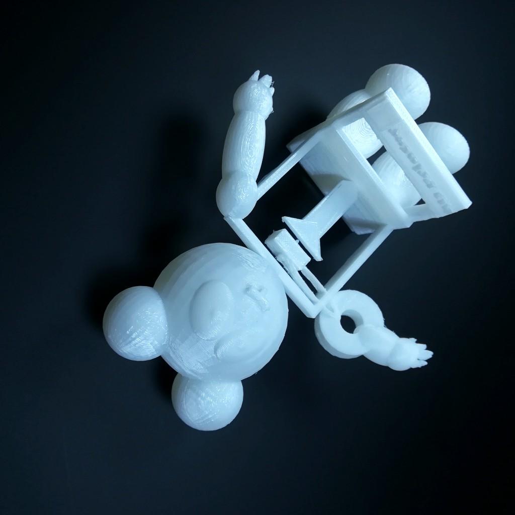 3D Printable Panda Printer by Armando