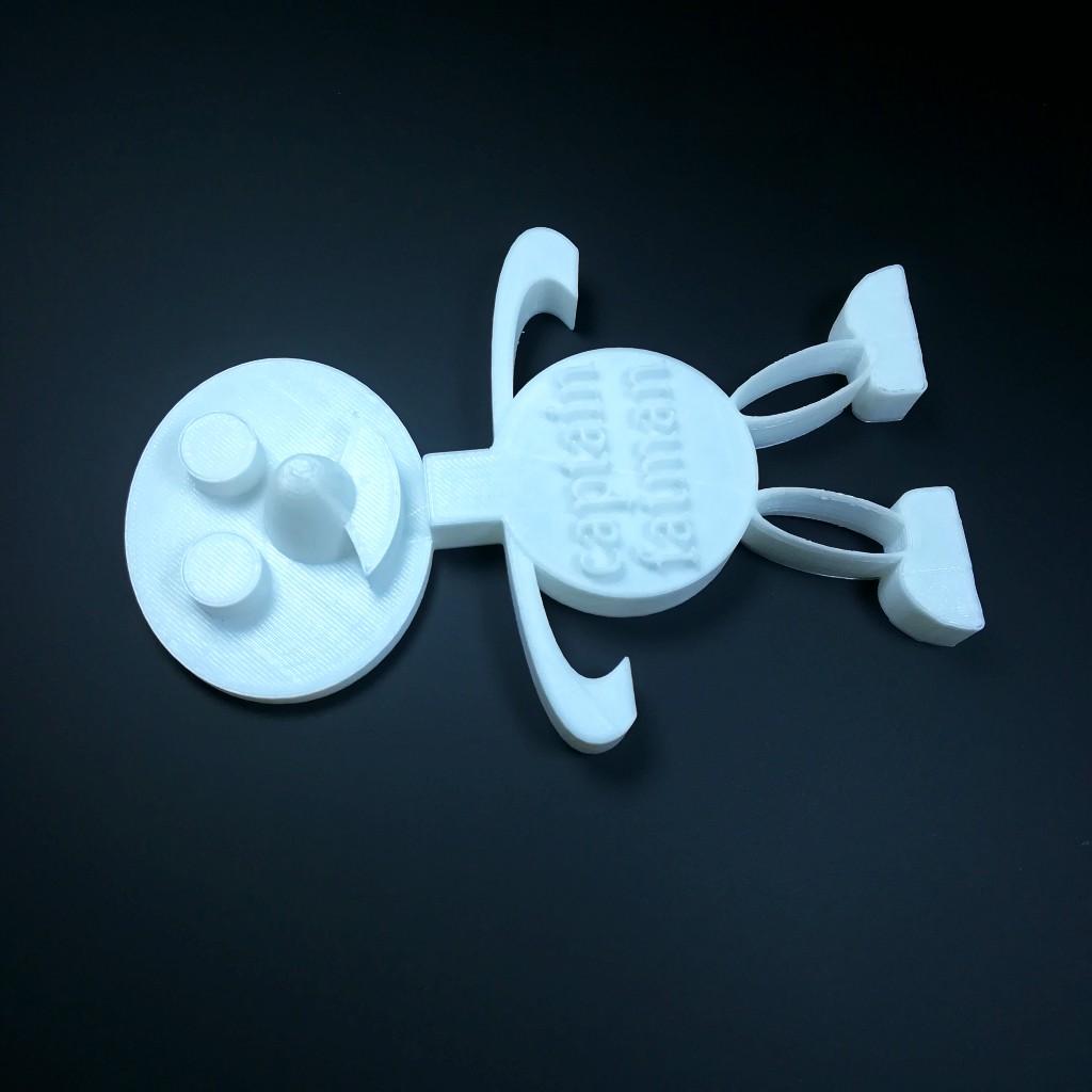 3D Printable captain fatman by makgill smith
