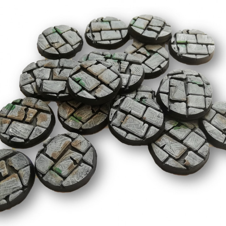 3D Printable Paving stone miniature bases - Bundle by Eskice Miniature ...