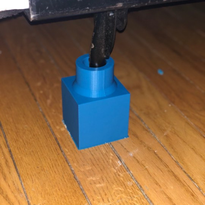 3D Printable Mattress Frame Foot by Bob Blanco