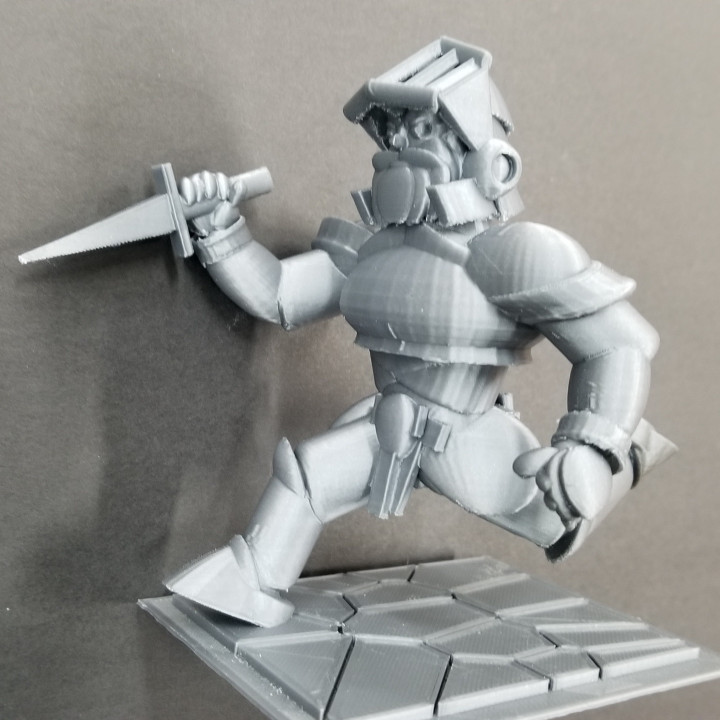 3D Printable King Arthur Ghost N Goblins by Collin Tupper