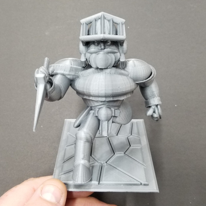 3D Printable King Arthur Ghost N Goblins by Collin Tupper