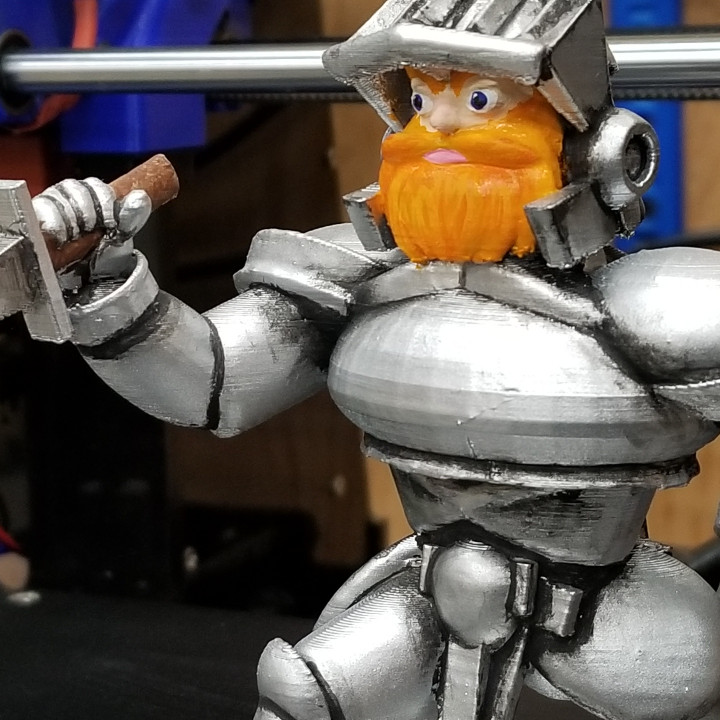 3D Printable King Arthur Ghost N Goblins by Collin Tupper