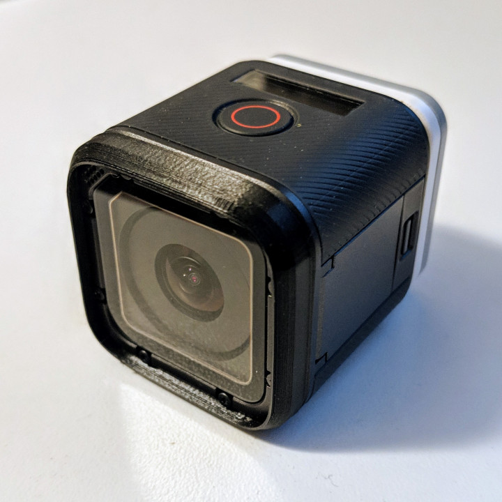 3D Printable GoPro Session Lens Protector by Joseph DiGiovanni