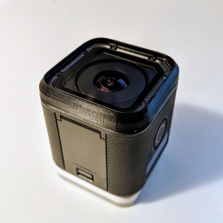 3D Printable GoPro Session Lens Protector by Joseph DiGiovanni
