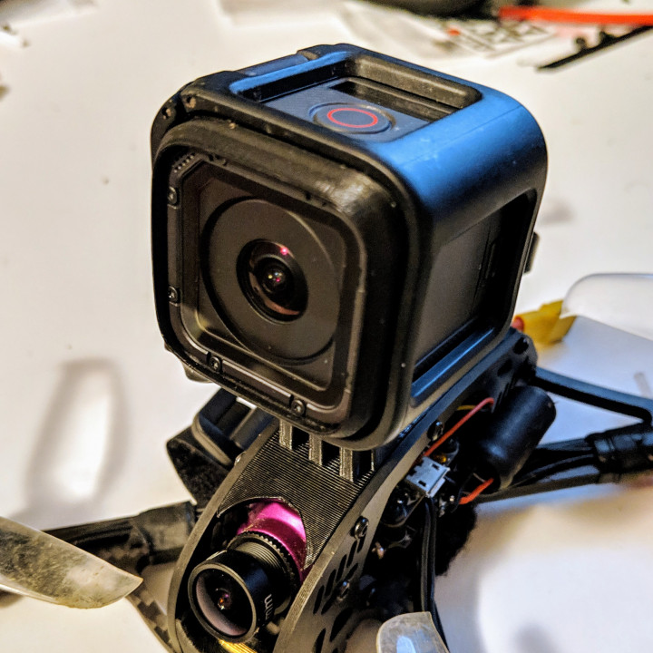 3D Printable GoPro Session Lens Protector by Joseph DiGiovanni