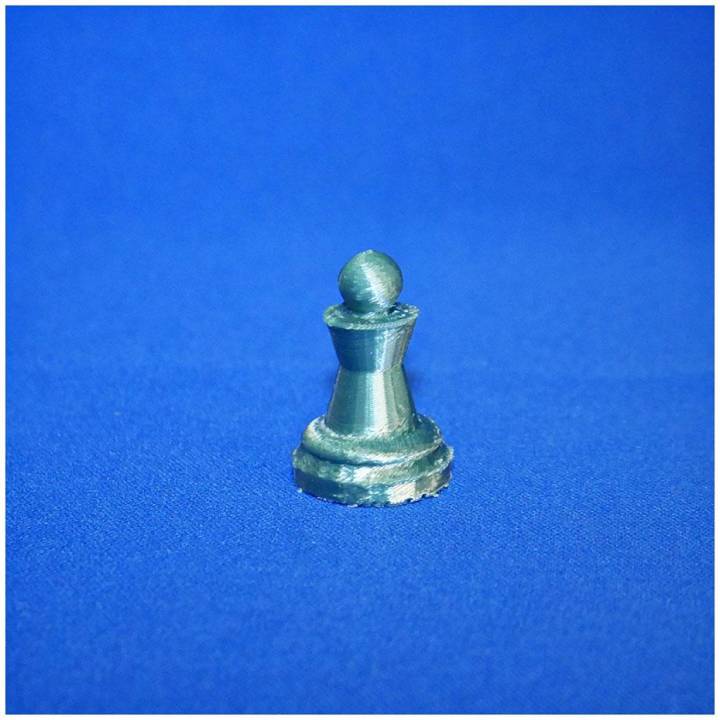 3D Printable Chess Pawn by Sharen Cameron