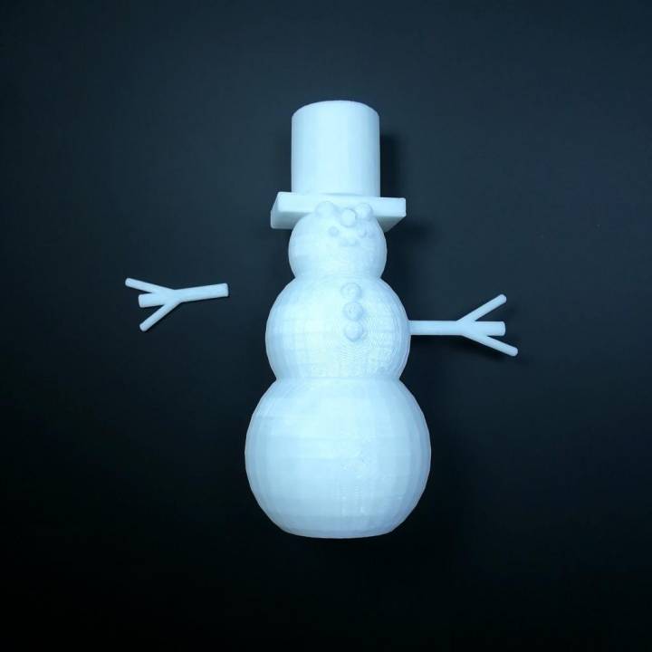 3D Printable Snowman by Cathy Chen