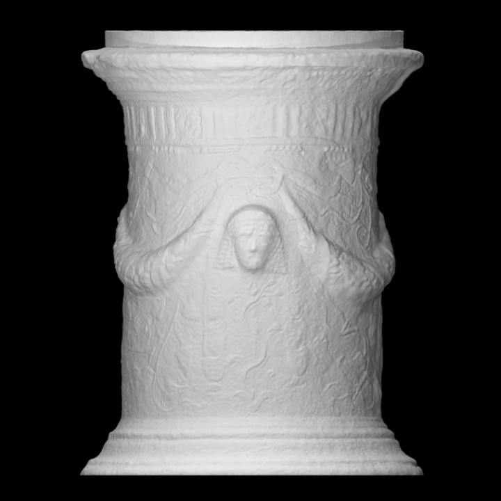3D Printable Circular Festooned Altar by Scan The World