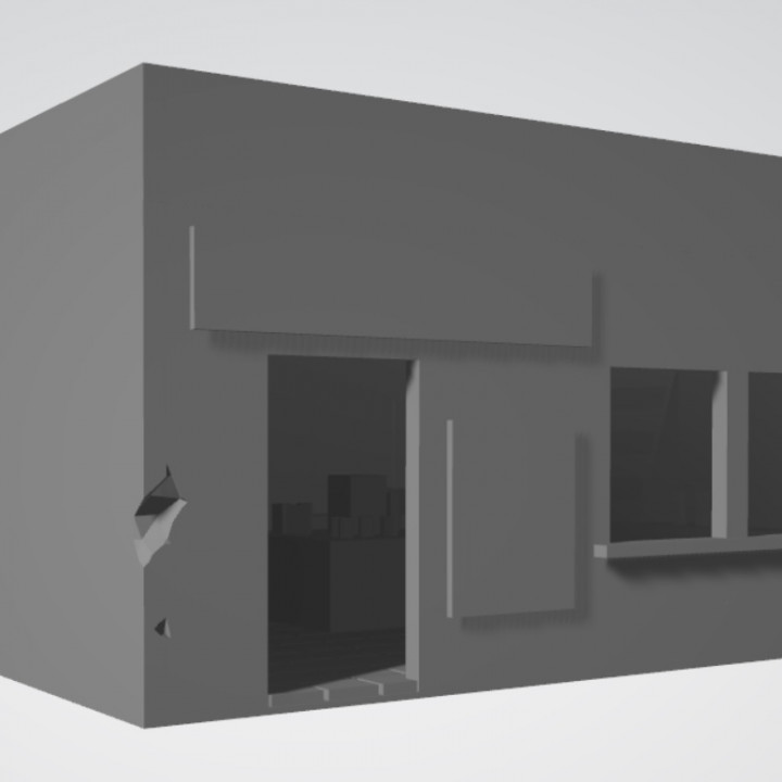 3D Printable Garage & little Shop - Bundle by Eskice Miniature - Aron