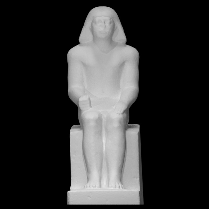 3D Printable Seated statue of Akhmeretnesut by Scan The World