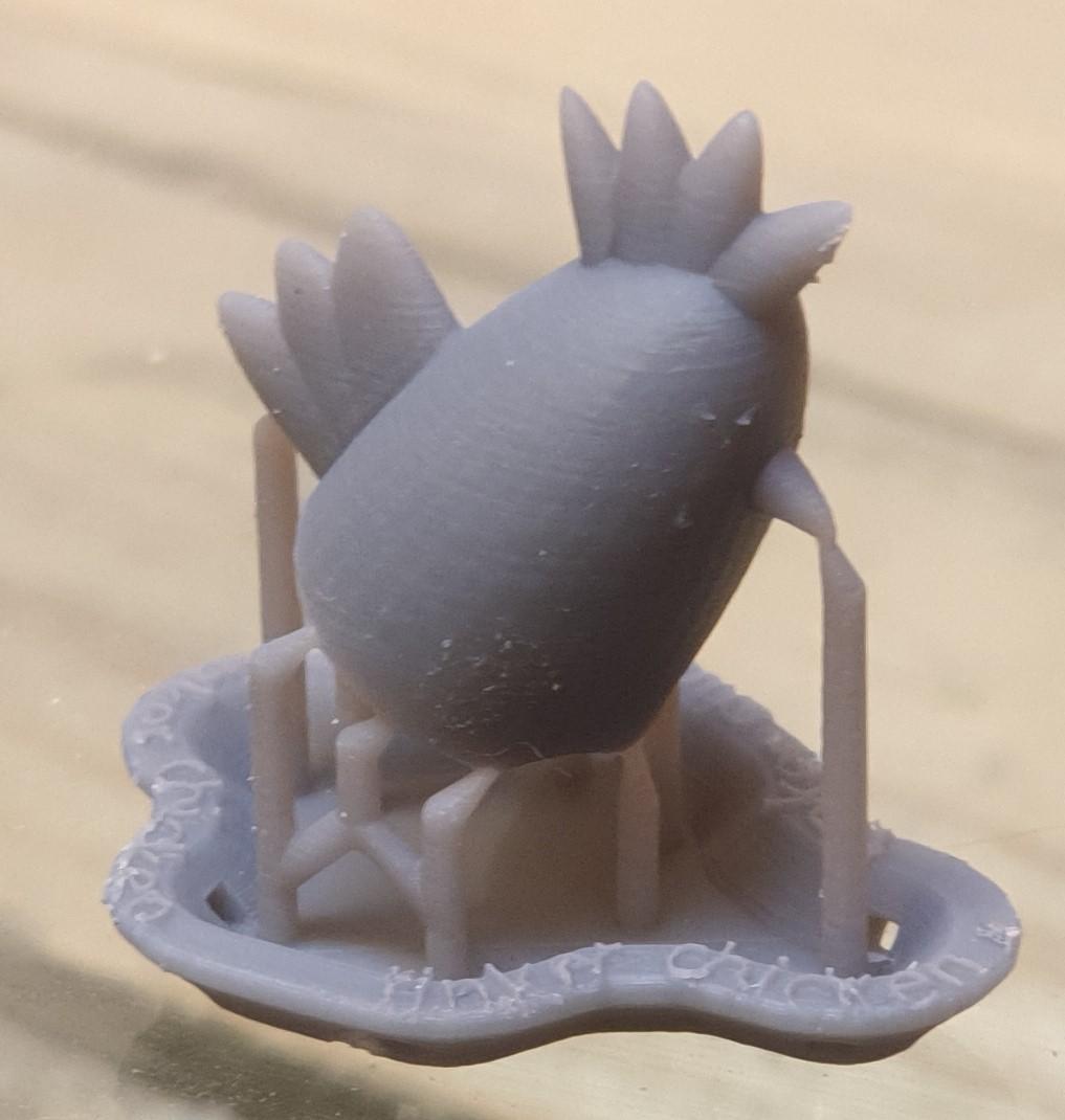 3D Printable small chicken by Roy Tice