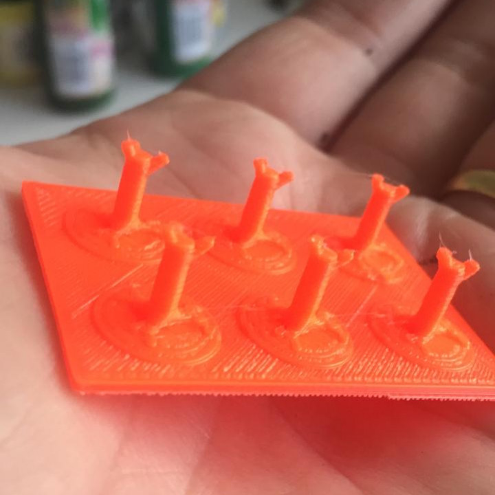 3D Printable 1/300 Forest Base (6mm) by Tonyl Garcia