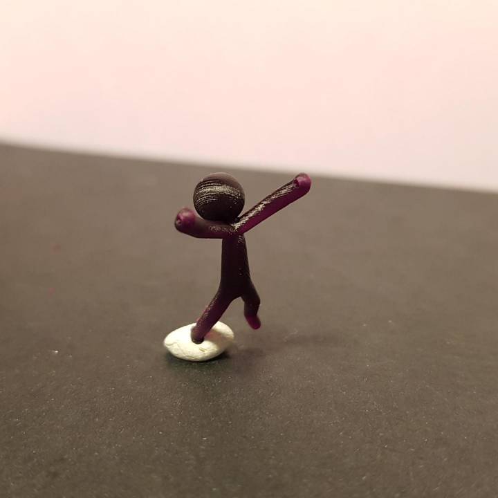 3D Printable StickMan pendant by Enrico Sartori