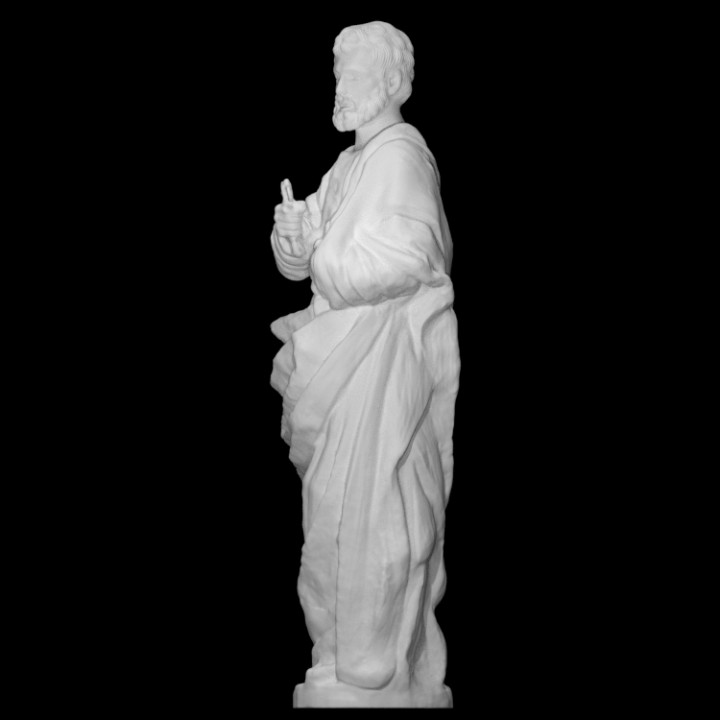 3D Printable Saint Peter by Scan The World