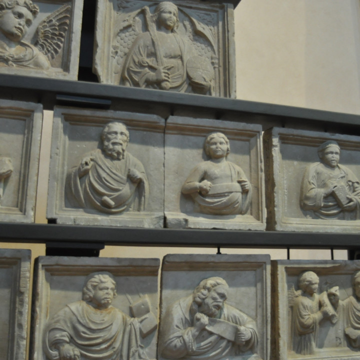 3D Printable Reliefs with sacred figures and angels by Scan The World